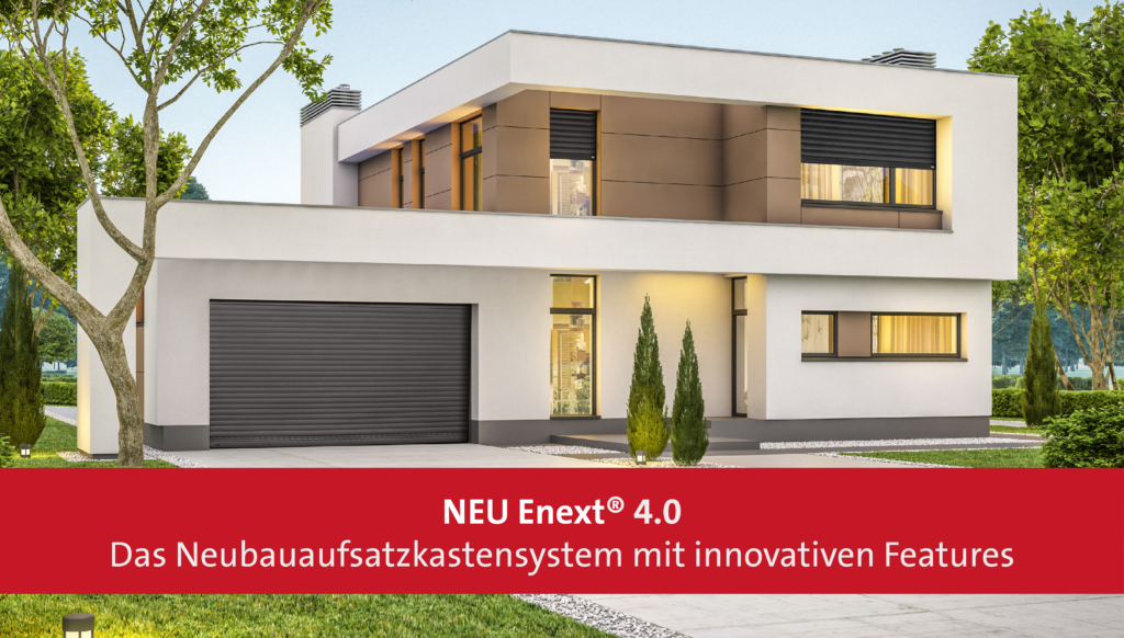 Alulux präsentiert Enext 4.0: Das Neubauaufsatzkastensystem mit ...